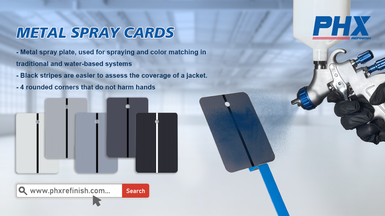 Metal Spray Cards - PHX REFINISH CO., LTD.